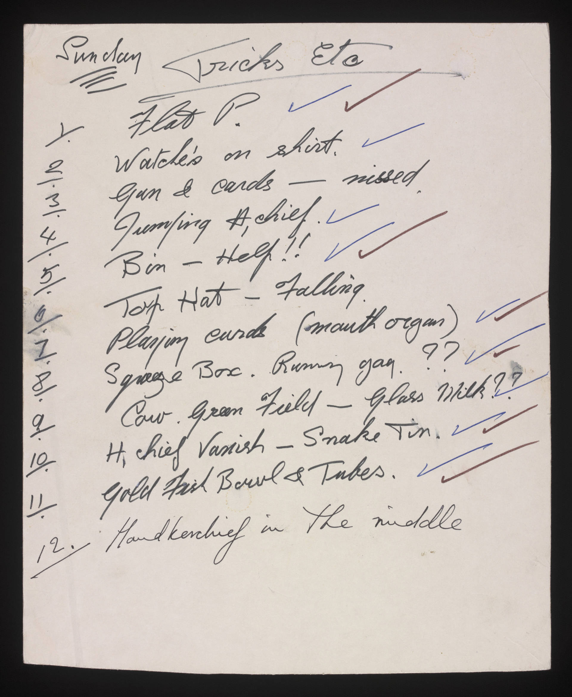 Tommy Cooper collection · V&A