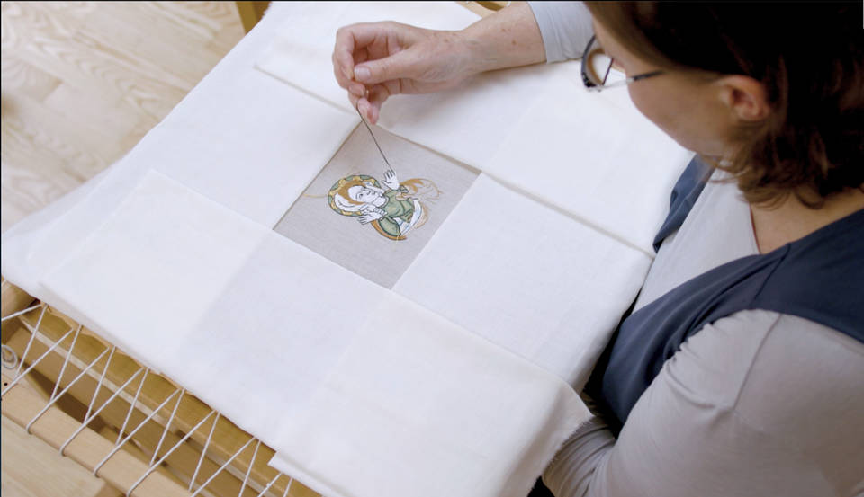 V&A · The making of medieval embroidery