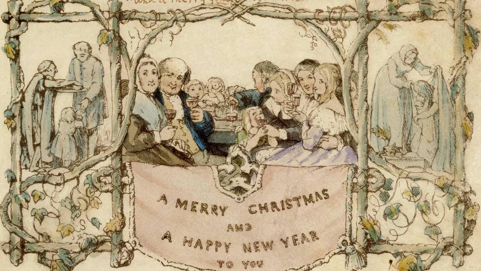 V A The First Christmas Card