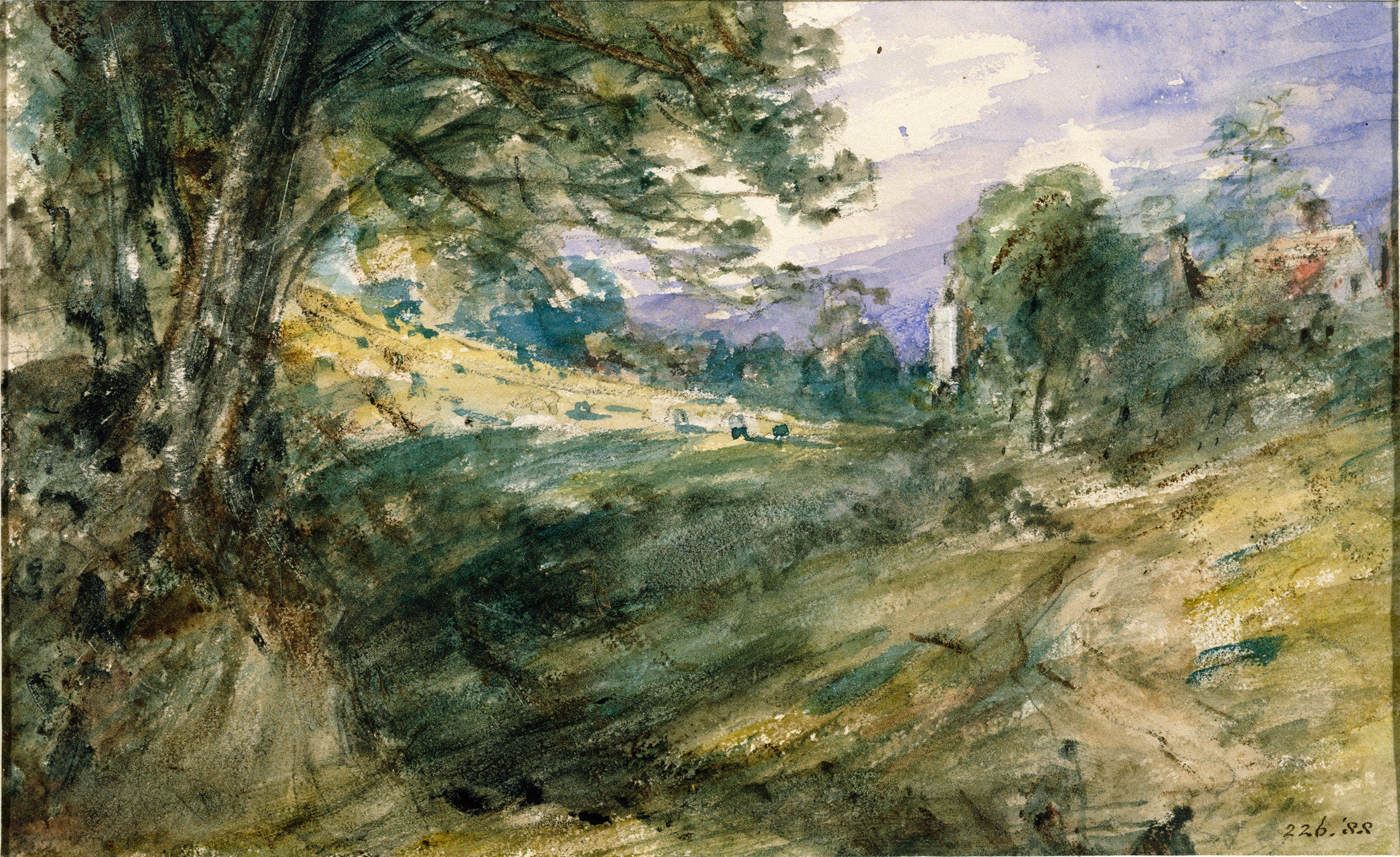 Constable's watercolour sketches · V&A
