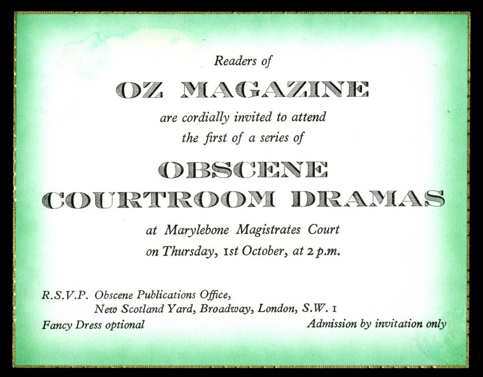 Oz magazine archive · V&A