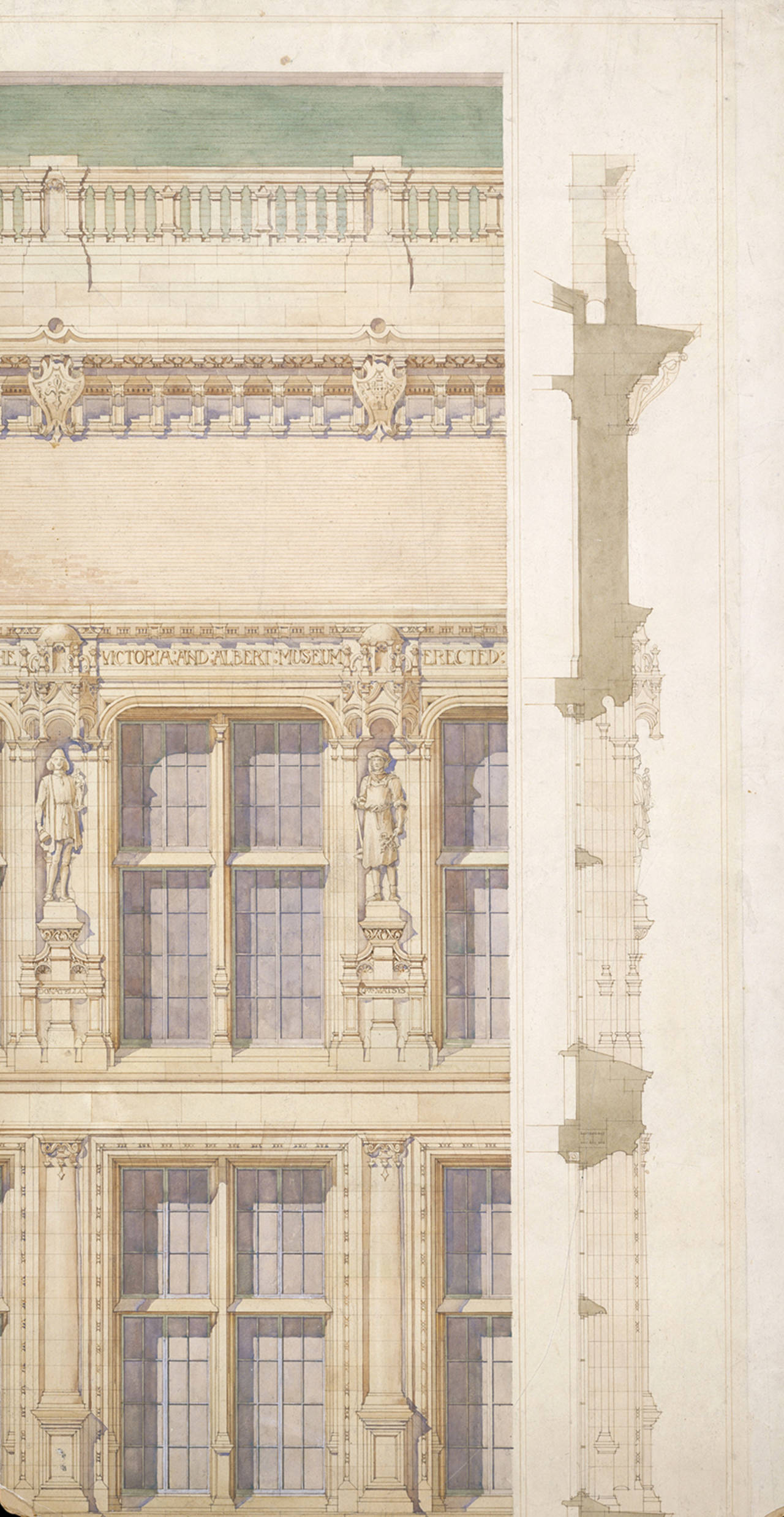 A grand entrance on Cromwell Road · V&A