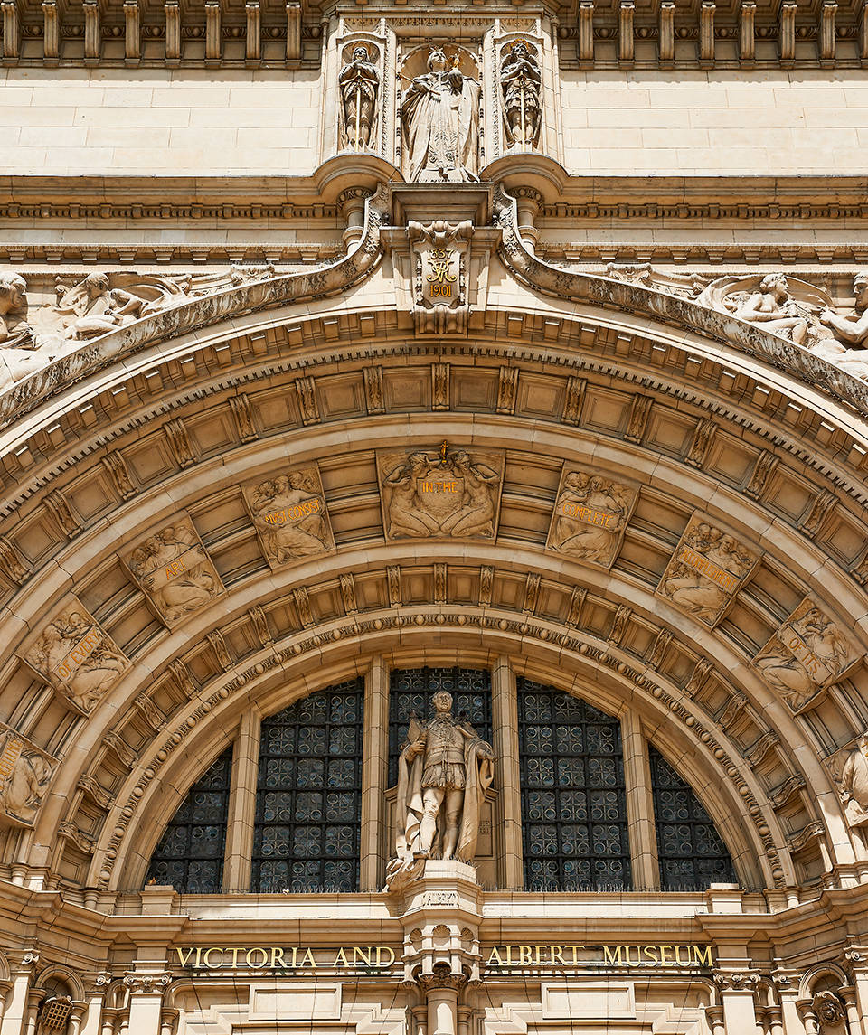 A grand entrance on Cromwell Road · V&A