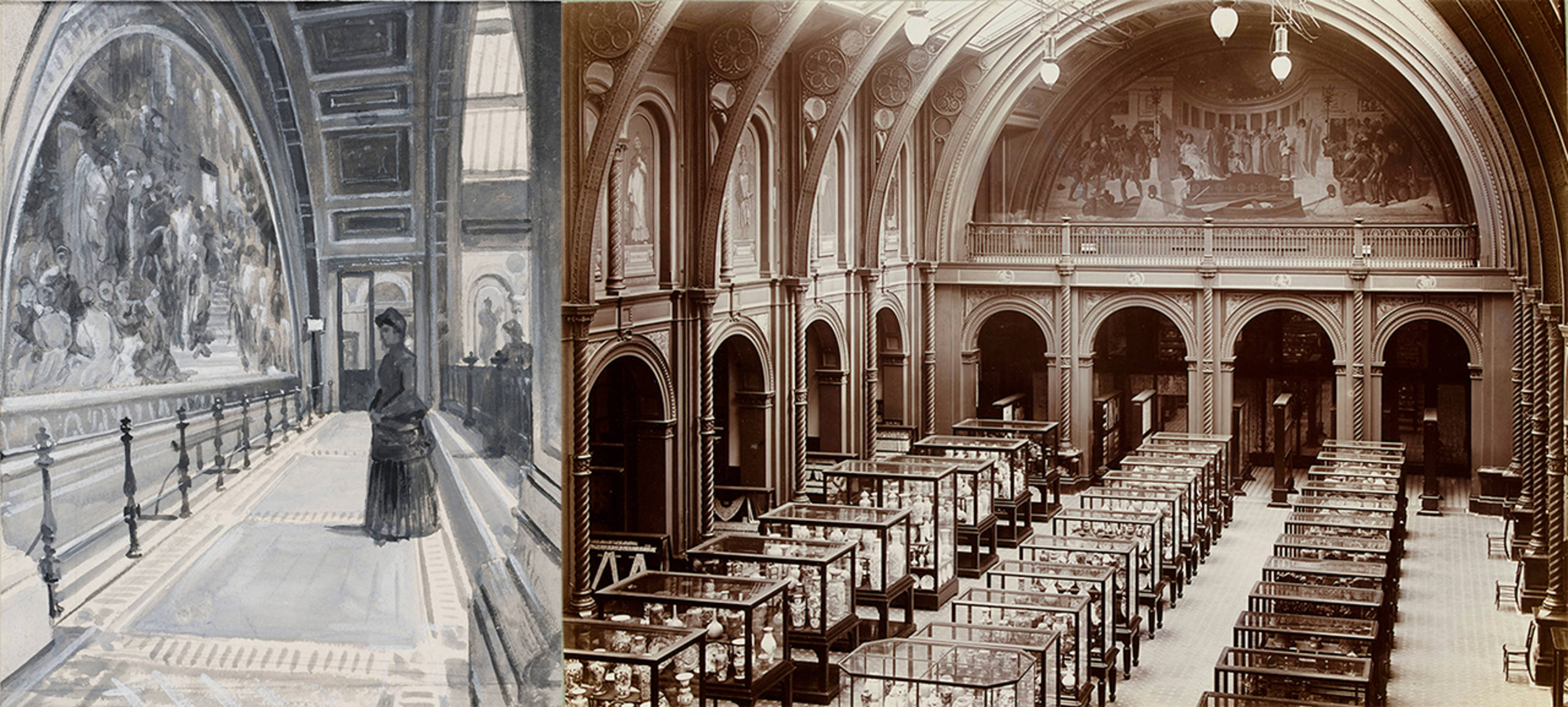 The South Court and Leighton Frescos · V&A