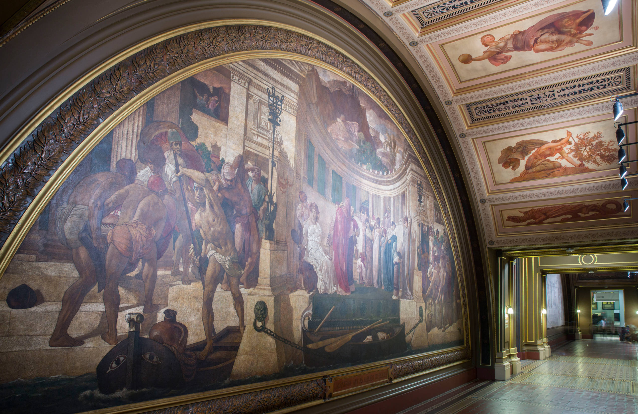 The South Court and Leighton Frescos · V&A
