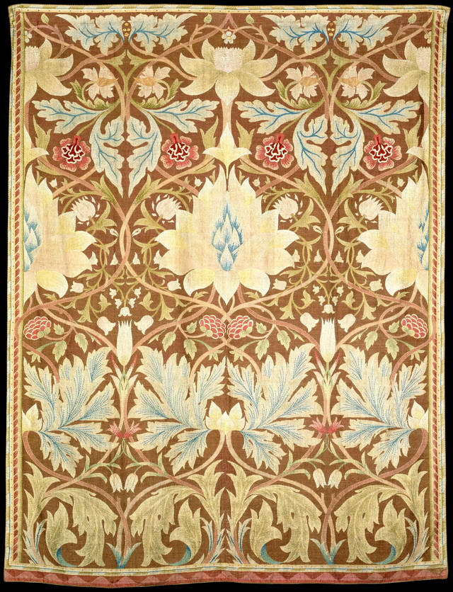 William Morris textiles · V&A