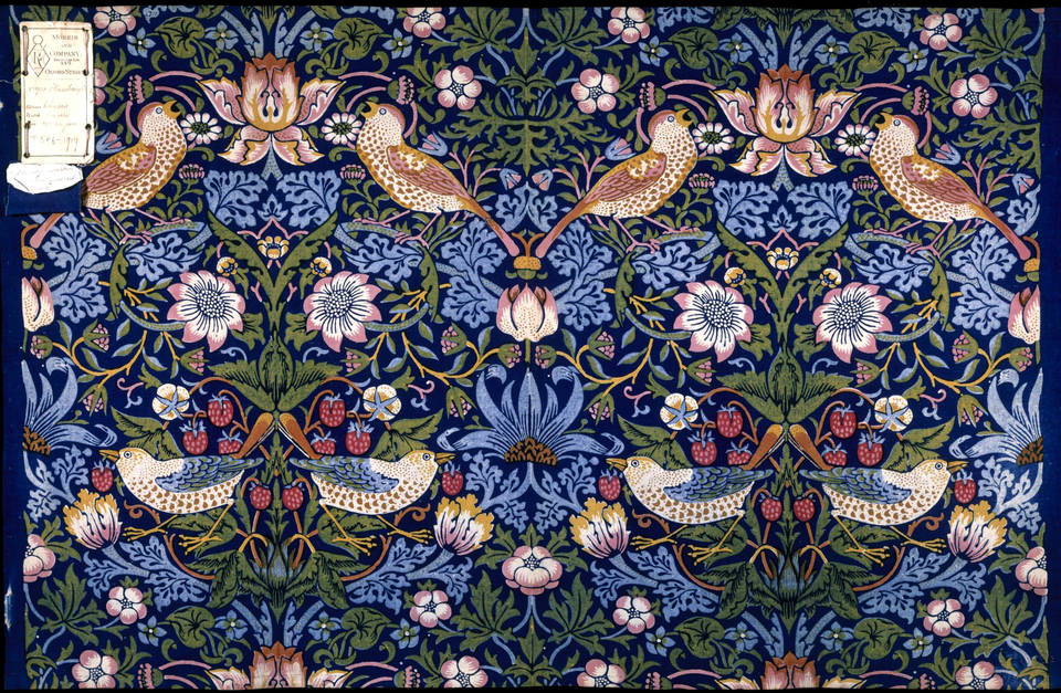 William Morris textiles · V&A