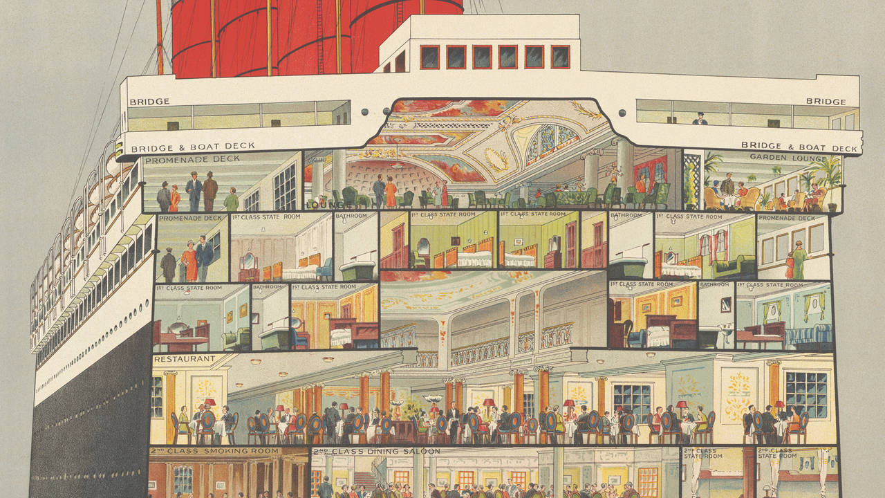 Ocean Liners: Speed and Style - Exhibition at South Kensington · V&A