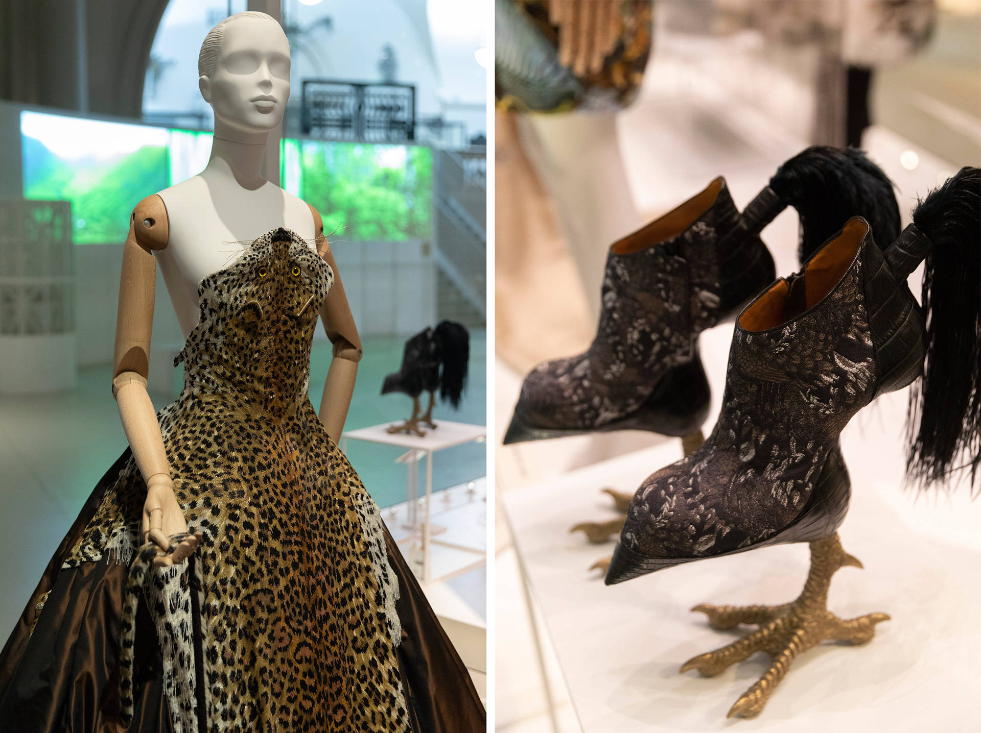 Inside the Fashioned From Nature exhibition · V&A