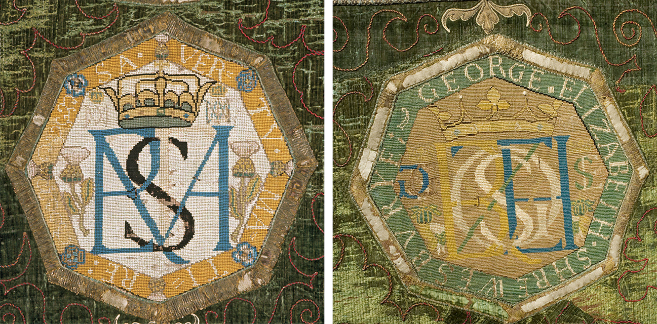 The prison embroideries of Mary, Queen of Scots · V&A