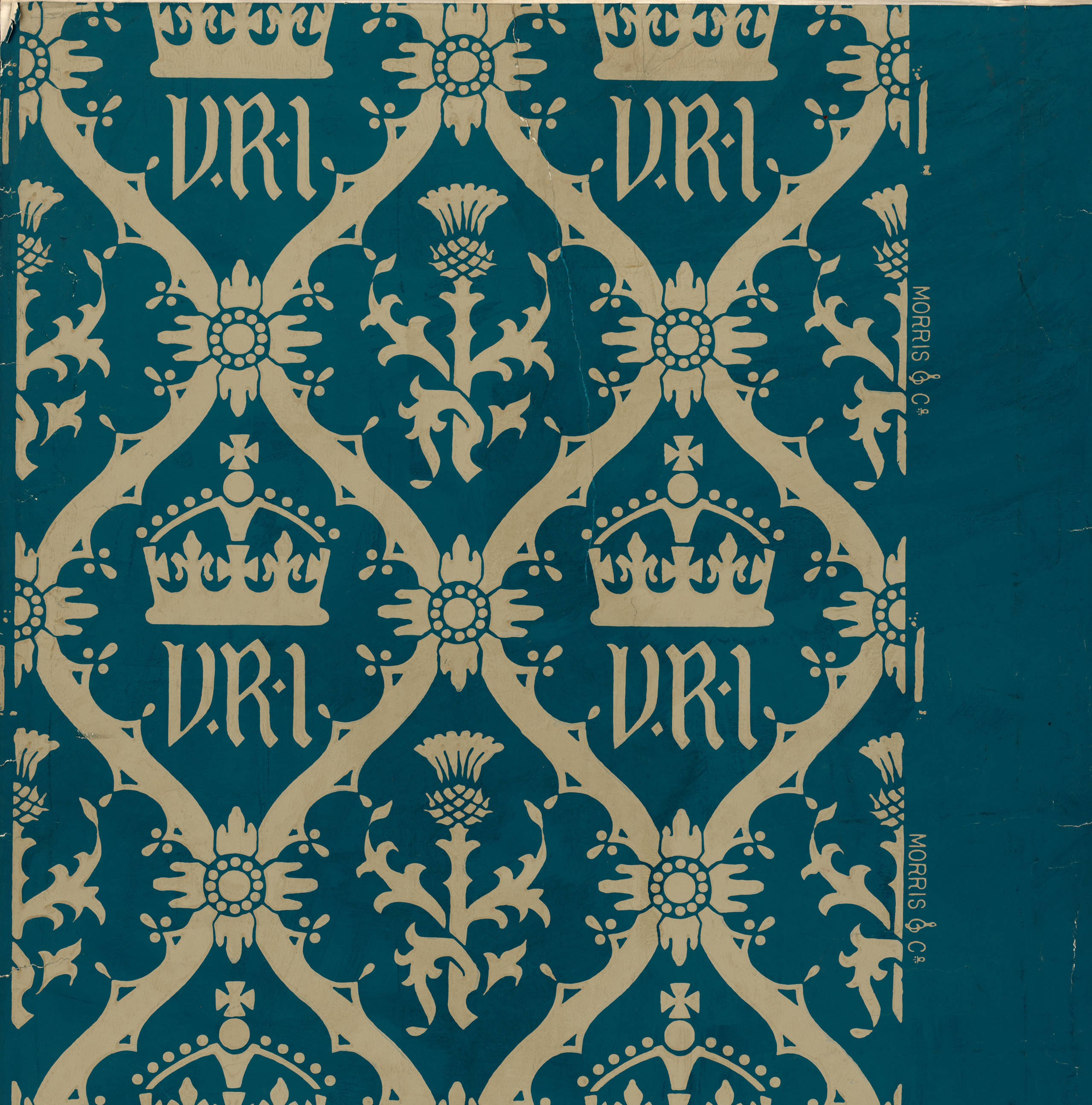 V&A · Flock Wallpaper