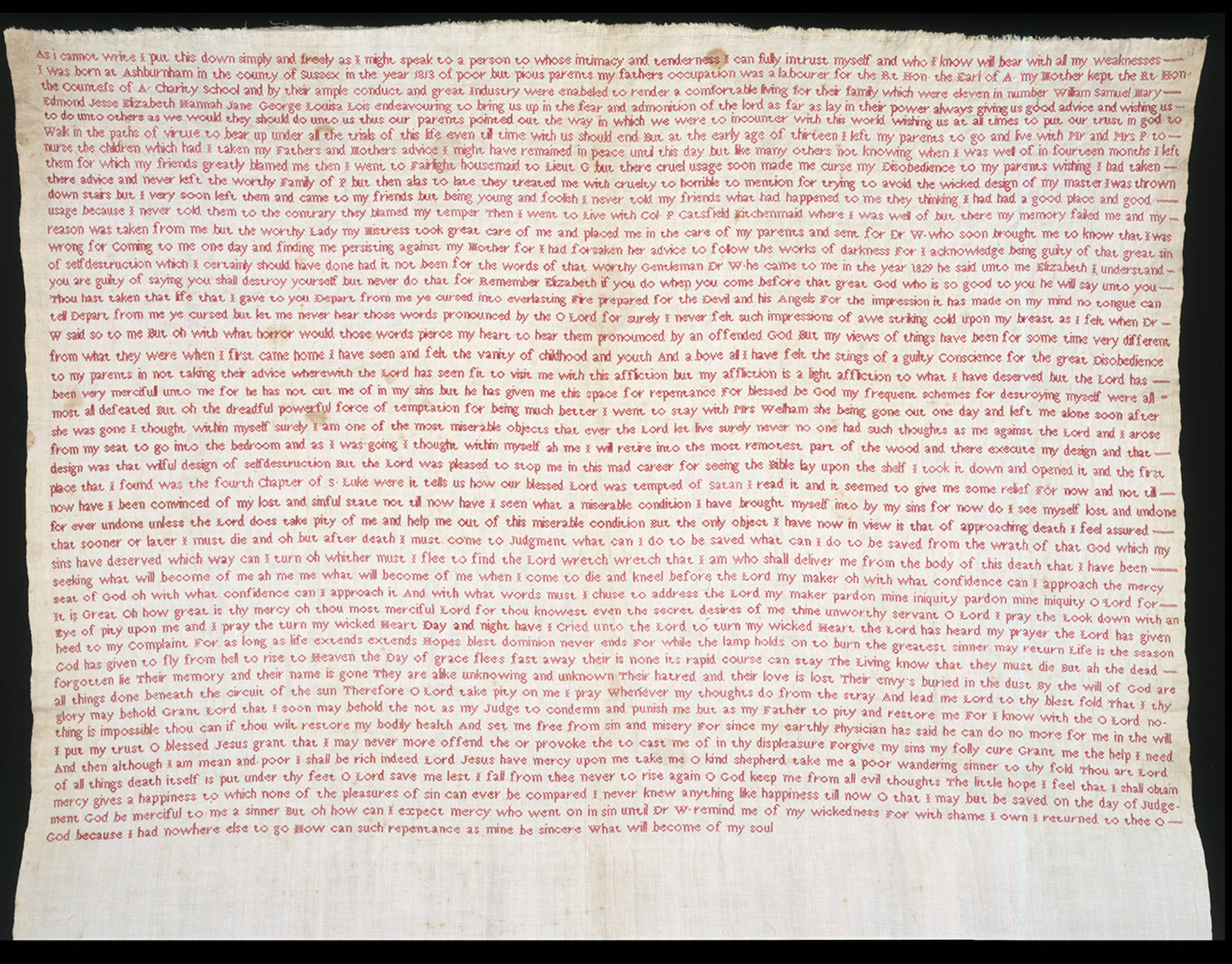 Embroidery – a history of needlework samplers · V&A
