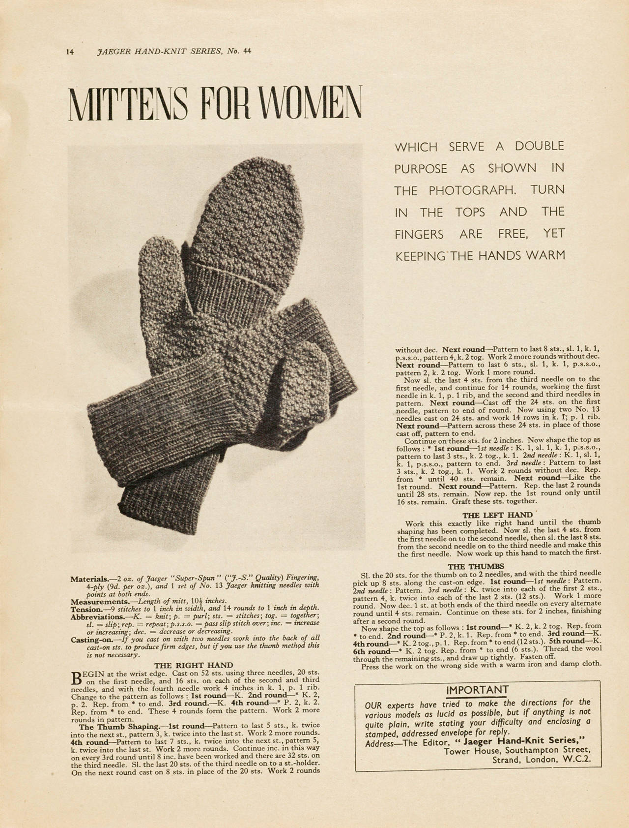 1940s knitting patterns · V&A