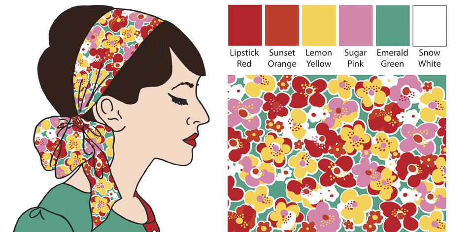 V&A · Mary Quant Inspired Pattern Design