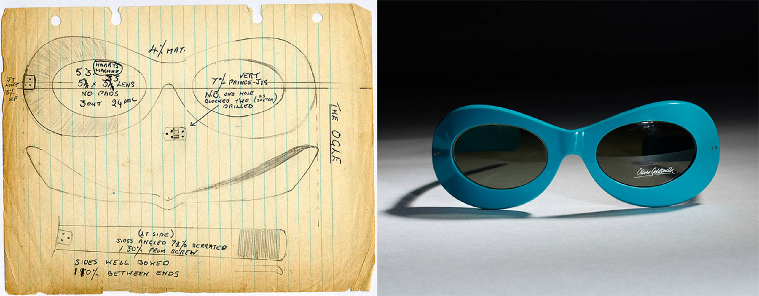 The Oliver Goldsmith glasses collection · V&A