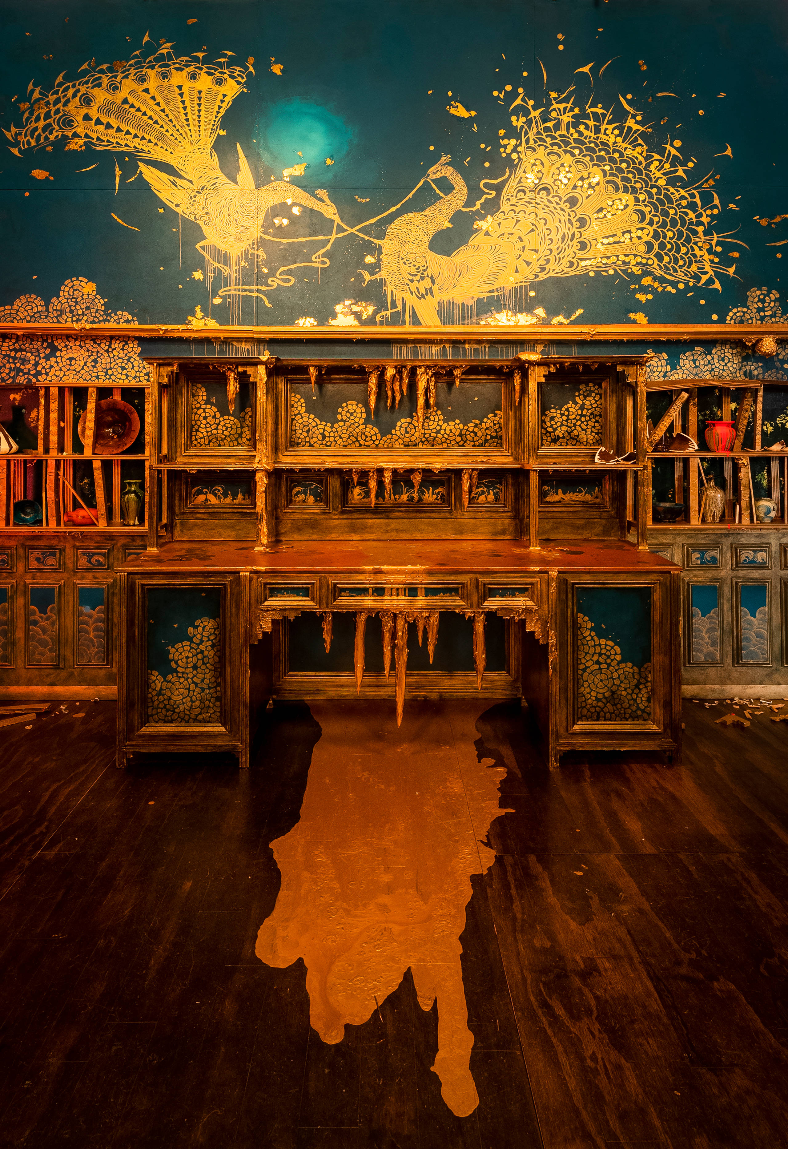 Filthy Lucre: Whistler's Peacock Room Reimagined - Installation at ...