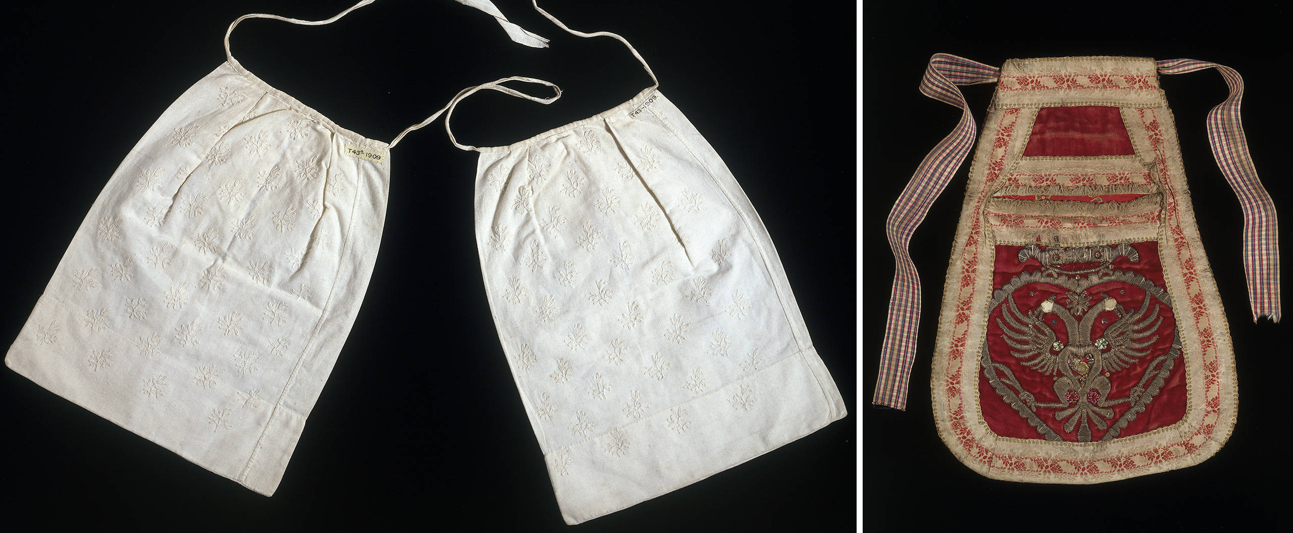 Women's tie-on pockets · V&A
