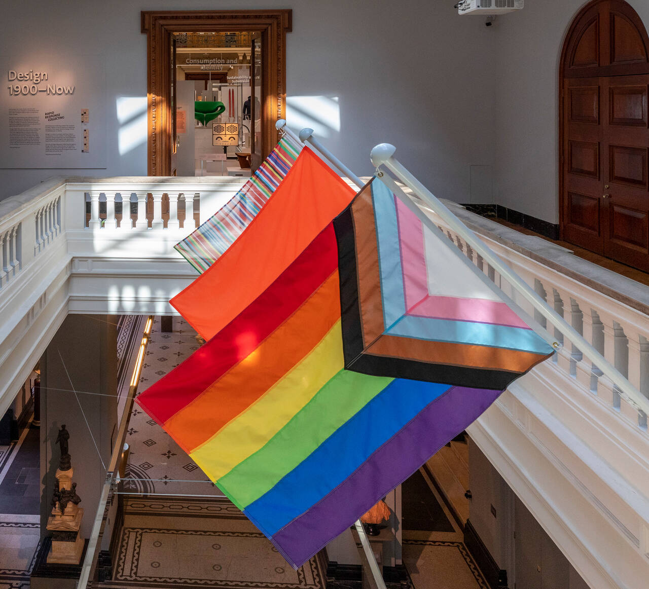 The Progress Pride flag · V&A