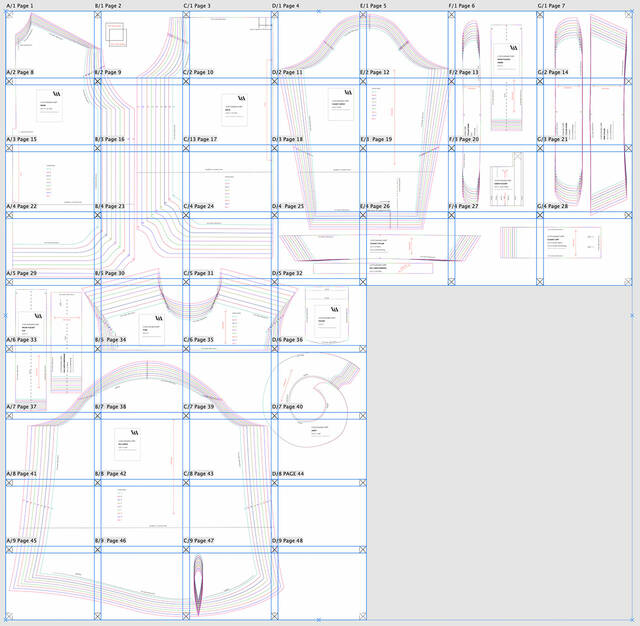 Customisable shirt pattern – print layouts · V&A