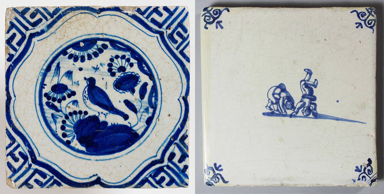 'Delftware': tin-glazed earthenware tiles · V&A