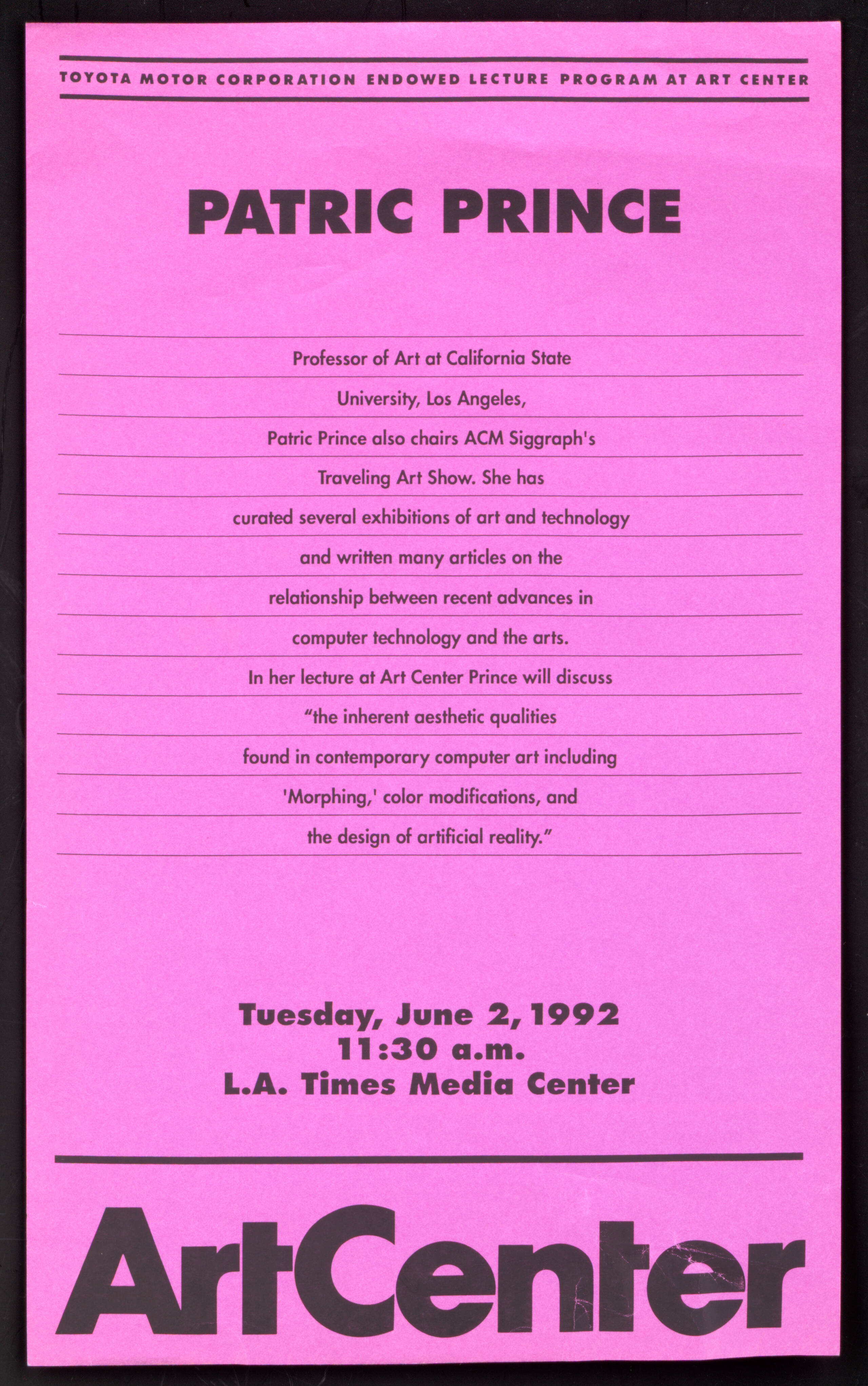 Patric D. Prince: digital art visionary · V&A