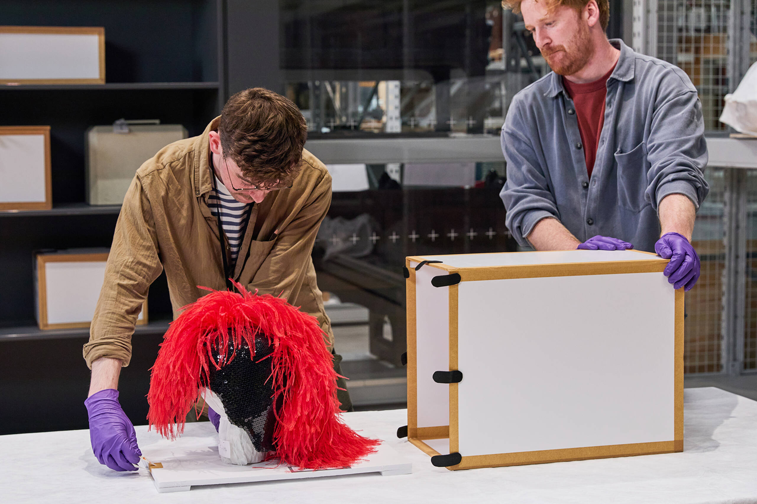 David Bowie Centre - Display at V&A East Storehouse · V&A