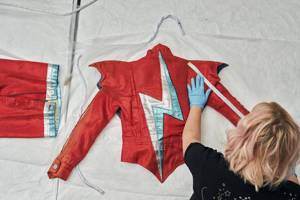 David Bowie Centre - Display at V&A East Storehouse · V&A
